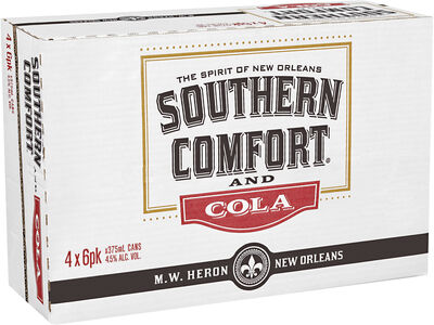 Southern Comfort & Cola Cans 375mL | Liquorland